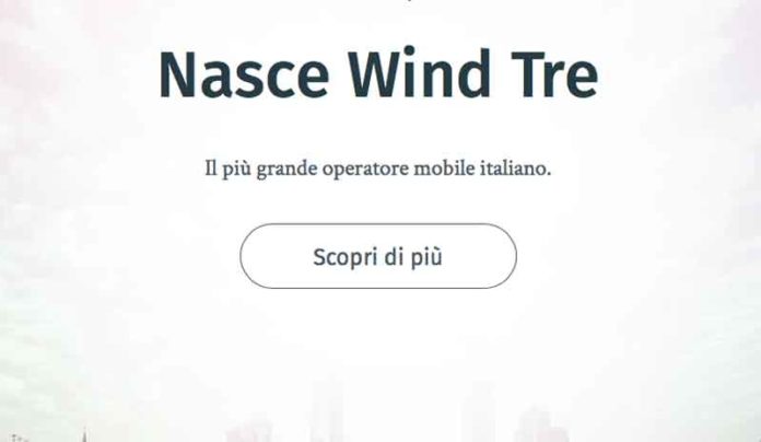 Nasce oggi WindTre. Ecco il comunicato ufficiale